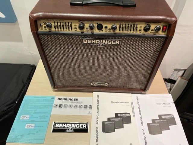 Amplificador Behringer Ultracoustic ACX 900 - Instrumentos musicais ...