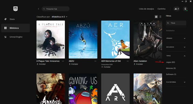 Conta epic games | +36 anúncios na OLX Brasil