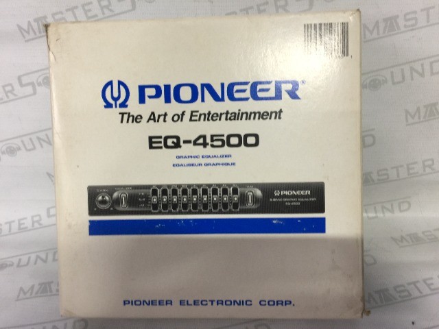 equalizador pioneer eq-4500 novo na embalagem com todos os acessorios lacrado instalado no ...