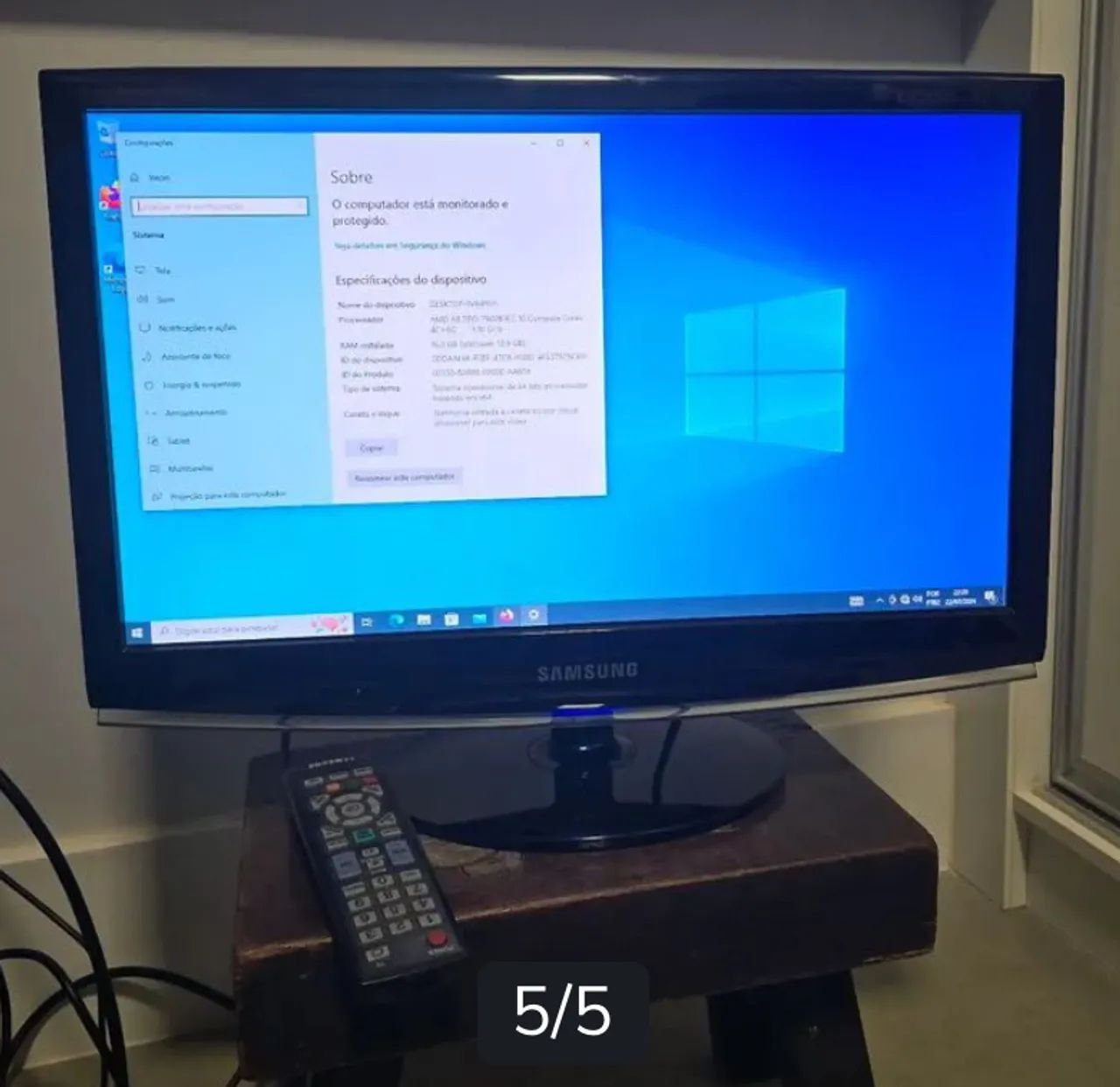 Computador completo AMD A8 PRO-7600b r7 10 cores 4c+6g 3.10 ghz - Computadores e Desktops - Sul ...