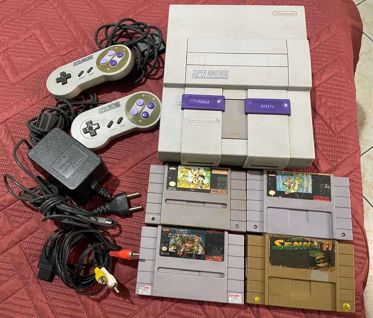 "super nintendo original" no Brasil