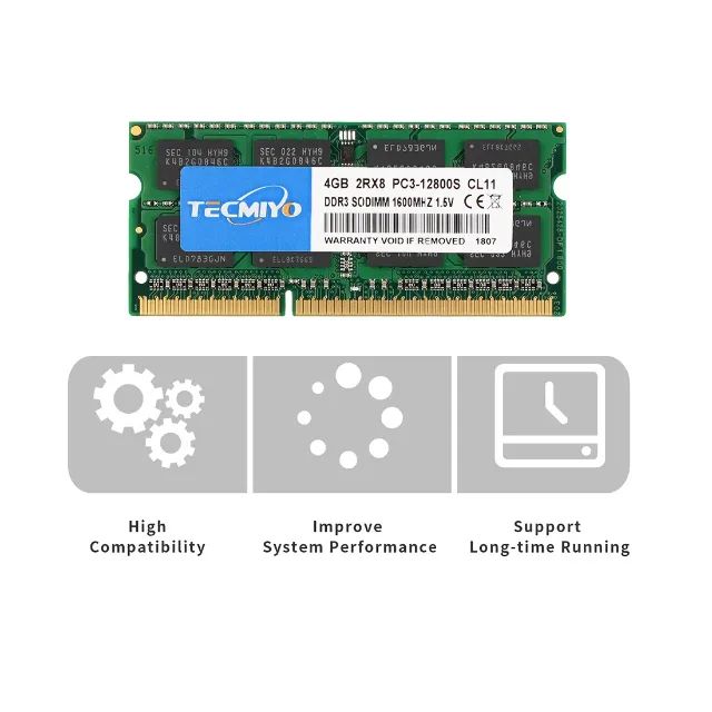 Memoria DDR3 8gb Tecmiyo 1600MHz Para Notebook - Memória RAM - Imbuí ...