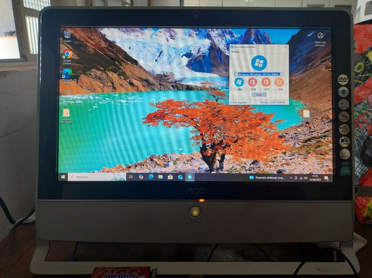 "computadores all in one aoc" - Computadores e Desktops no Brasil