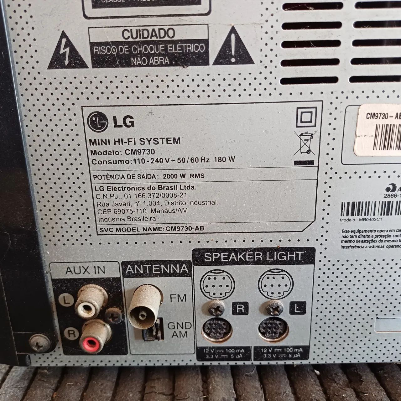 System LG Xboom 2000W RMS -Pen Drive e Bluethooth. - Aparelhos de Som ...