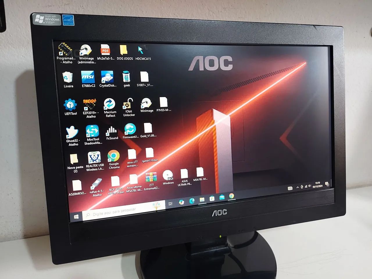 Monitor AOC 15 polegadas widescreen. Novinho - Monitores - Vila Nossa Senhora D'Abadia, Anápolis ...