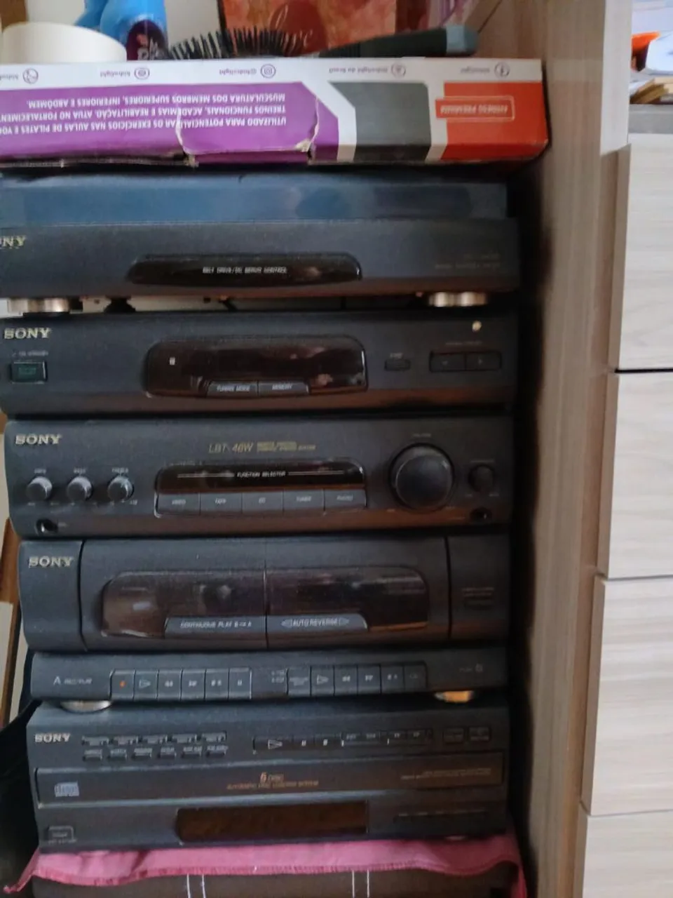 "aparelhos de som antigos sony" no Brasil