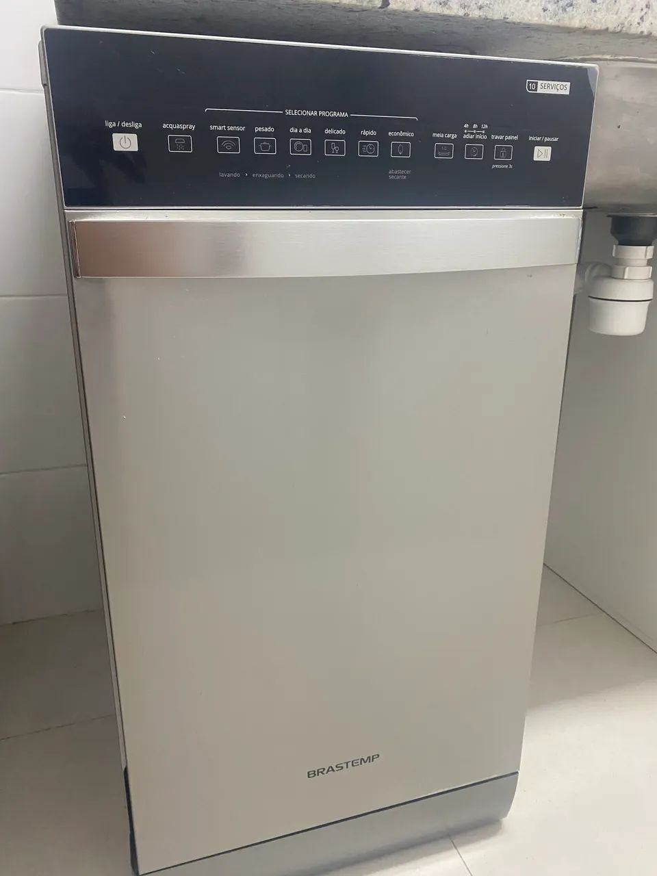 Lava Louças Brastemp 10 Serviços inox - Máquinas de Lavar e Secadoras ...