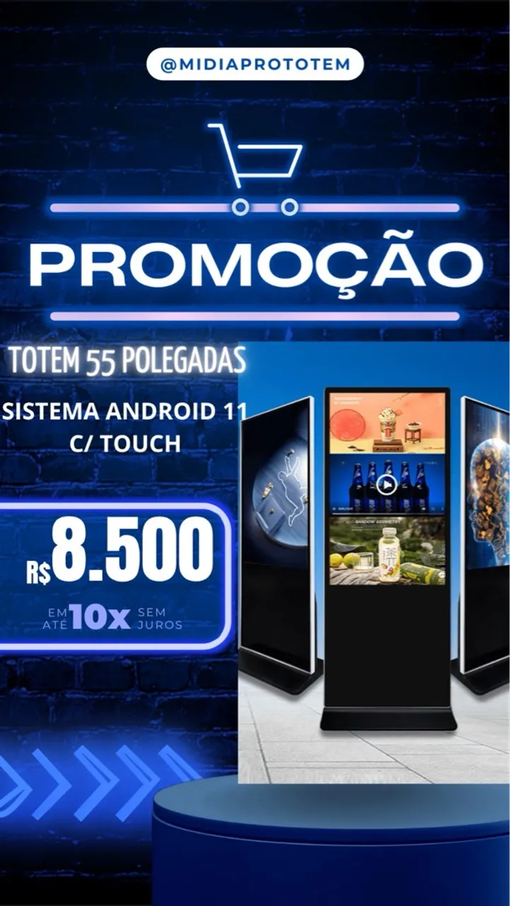 "totem digital" no Brasil