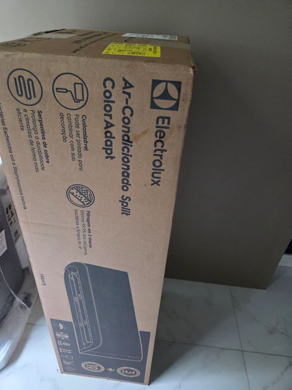 Vendo ar condicionado novo na caixa Electrolux 9000 btus split inverter ...