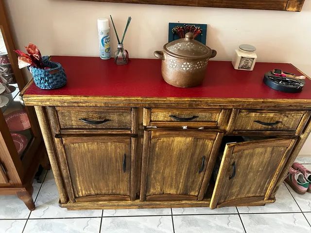 "buffet de madeira rustico" no Brasil