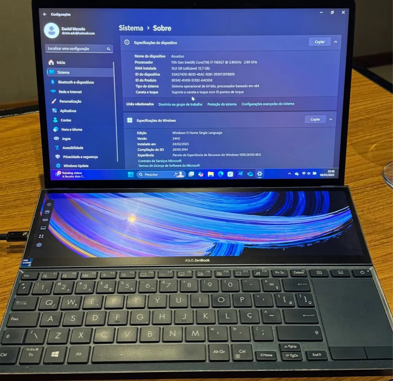 Notebook AsusDuo com 2 telas touchscreen - Notebooks - Vitória ...
