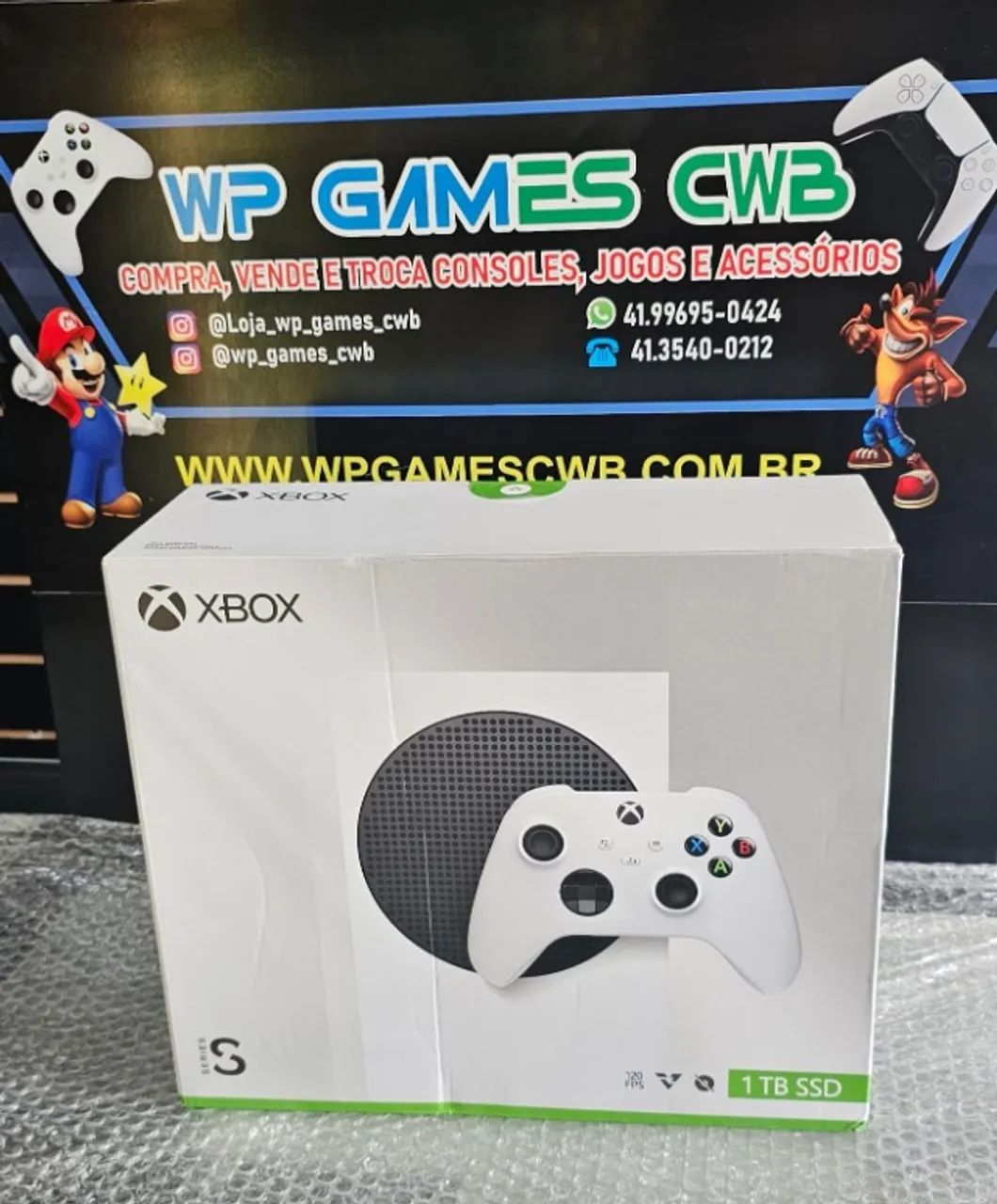 XBOX SERIES S 1TB NOVO COM GARANTIA LOJA FÍSICA WP GAMES CWB - Consoles de Vídeo Game - Uberaba ...