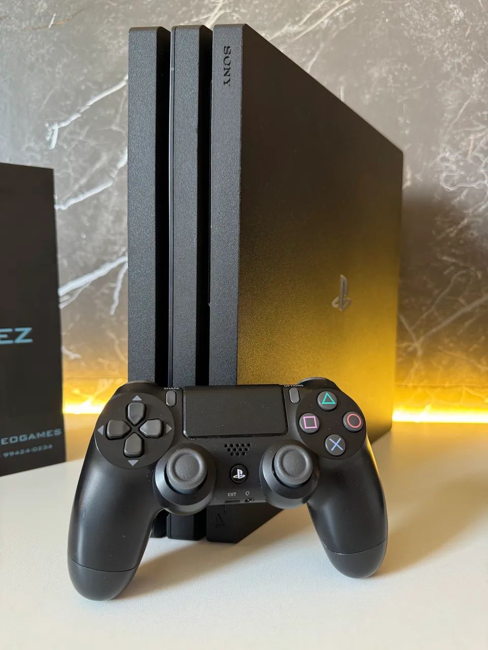 Ps4 Pro 1tb 4k, Completo mais Jogo Original de Brinde! TROCAS ...