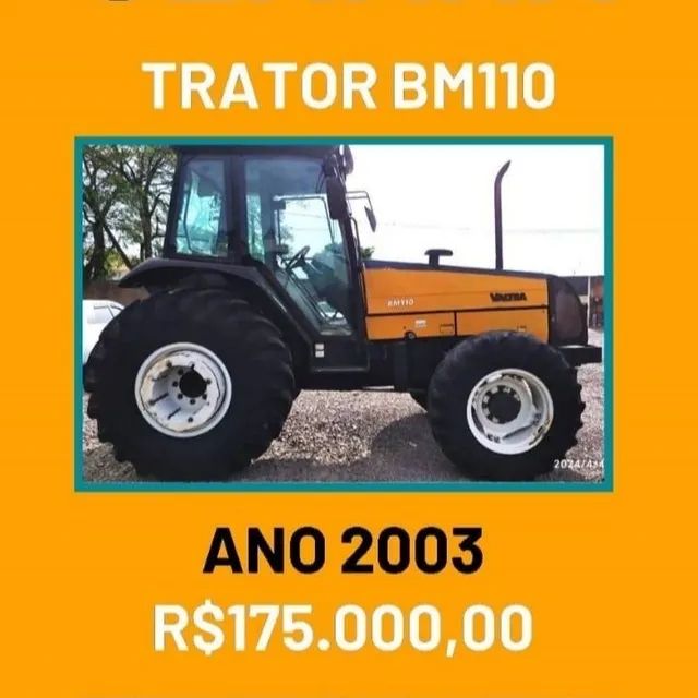 "trator bm110" no Brasil