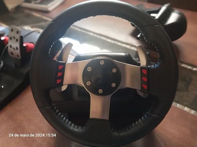 "volante logitech g27 completo" no Brasil