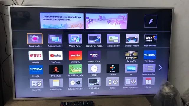 "smart tv panasonic 50" no Brasil