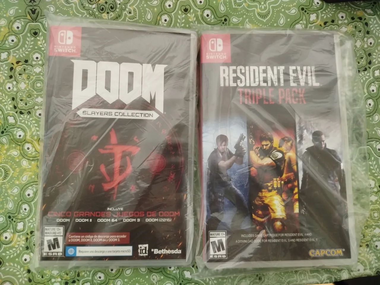 Doom Slayer Collection e Resident Evil Triple Pack - Nintendo Switch - Jogos de Vídeo Game ...