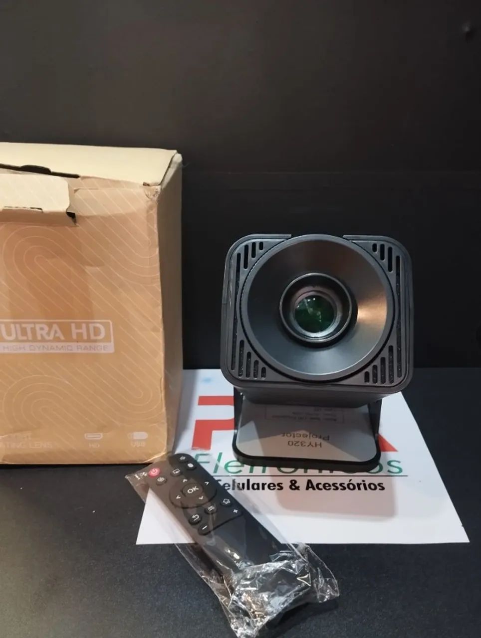 Mini Projetor Hy320 Pholex Smart 4k Android 11 Wi-fi Bluetooth ...