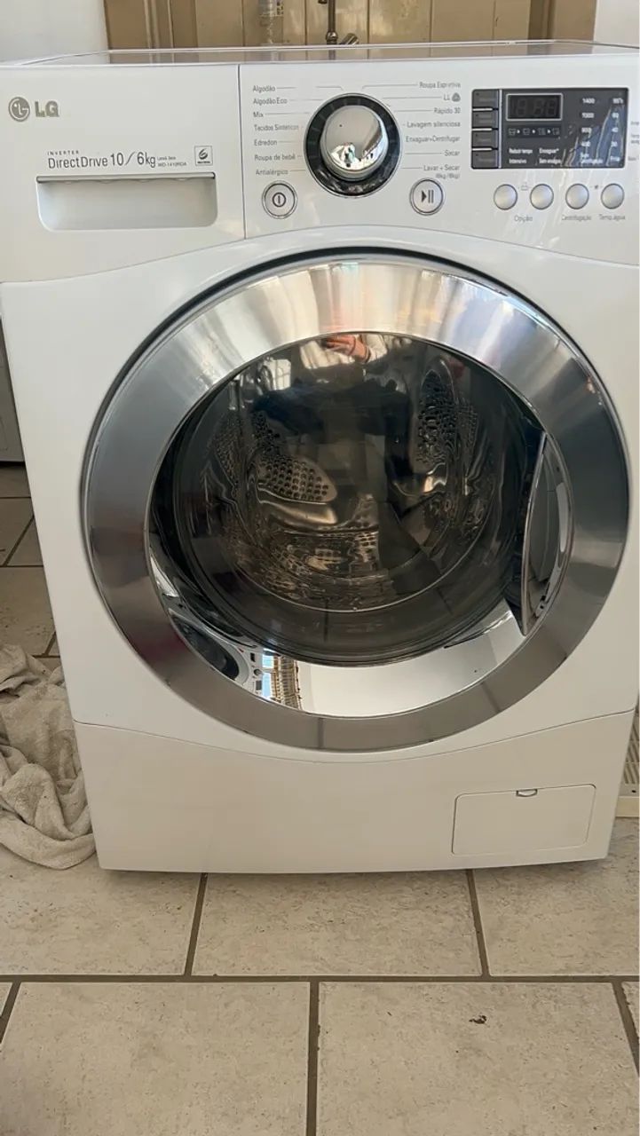 Lava e seca LG 10 kg 220 volts inverter - Máquinas de Lavar e Secadoras - Petrópolis, Porto ...