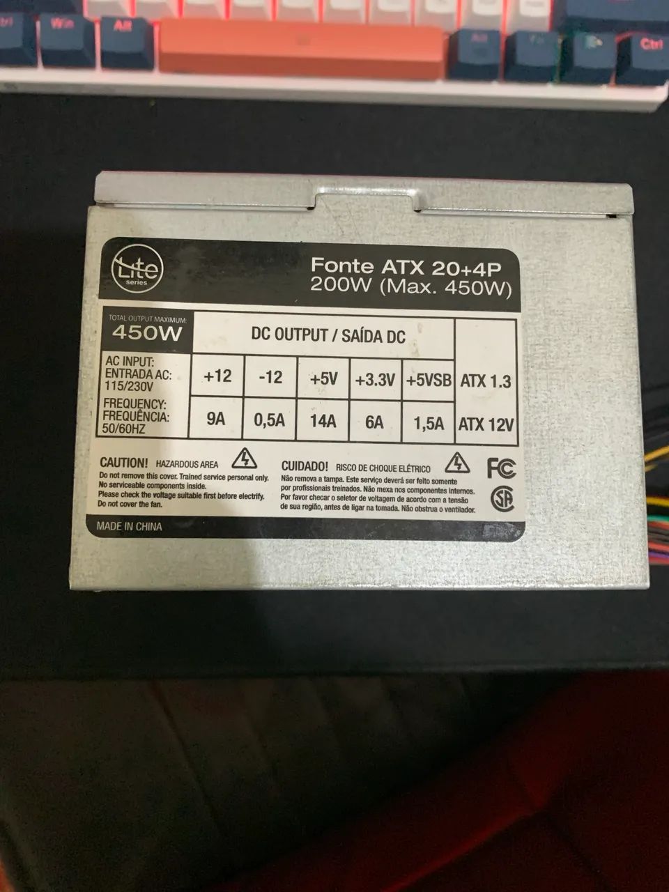 Fonte de 200w (400w Max) - Peças de Hardware - Brisamar, João Pessoa ...