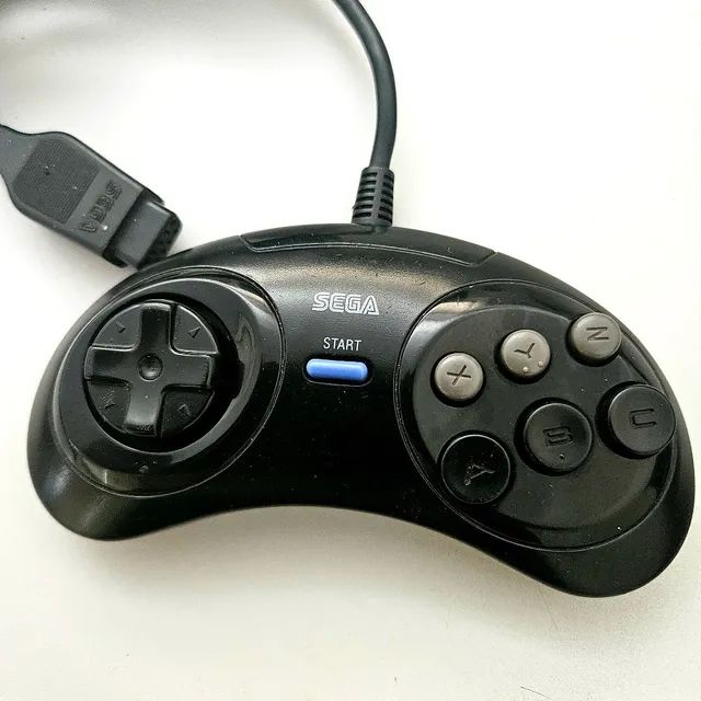 "controle mega drive 6 botoes original" no Brasil