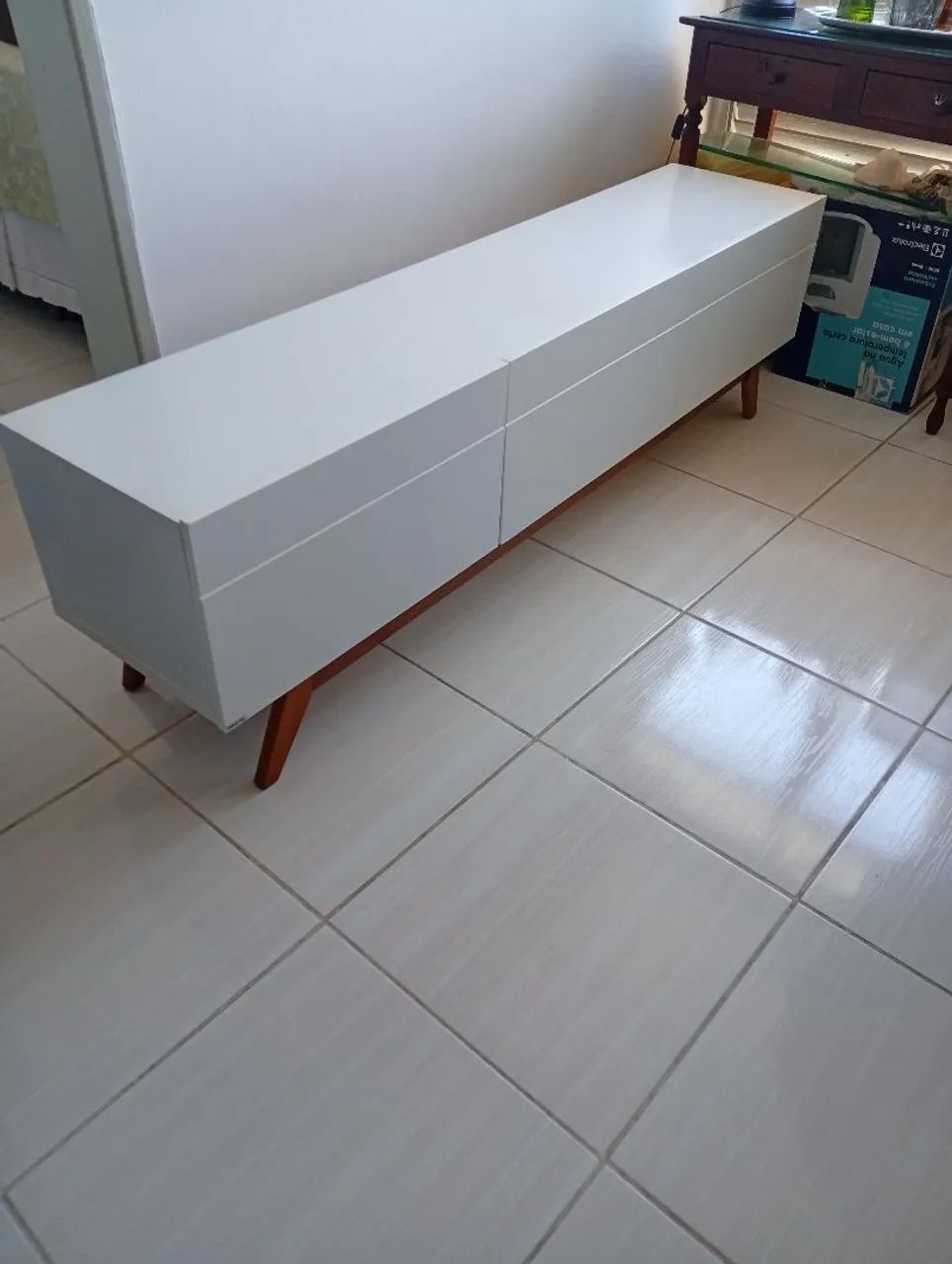 Rack em MDF. 1.80 largura, três gavetas. - Racks e Painéis - Boa Vista ...