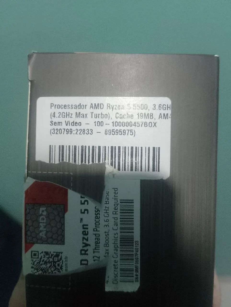 Processador Ryzen 5 5500 3.6ghz a 4.2 modo Turbo - Processadores ...