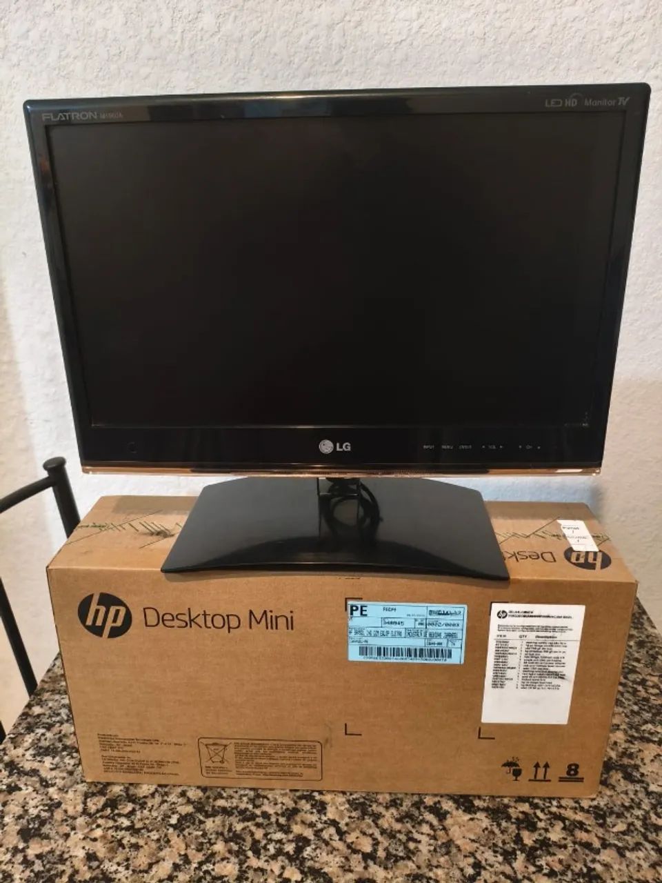 Mini PC HP Elitedesk 705 G3 + Monitor - Computadores e Desktops ...