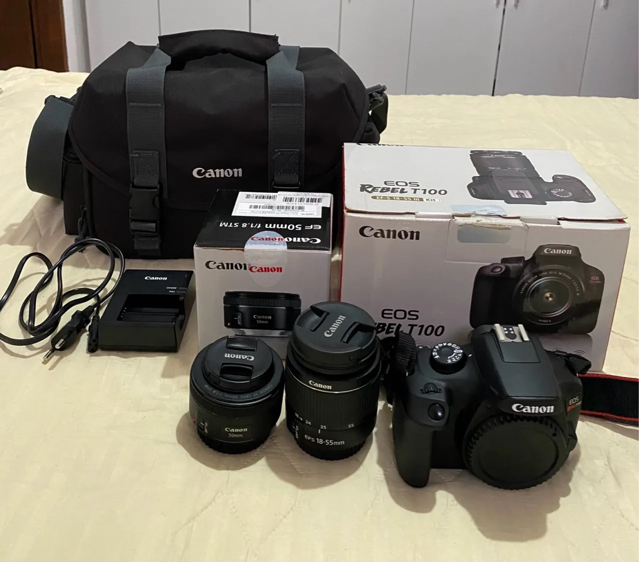 "canon t100" - Câmeras e Filmadoras no Brasil