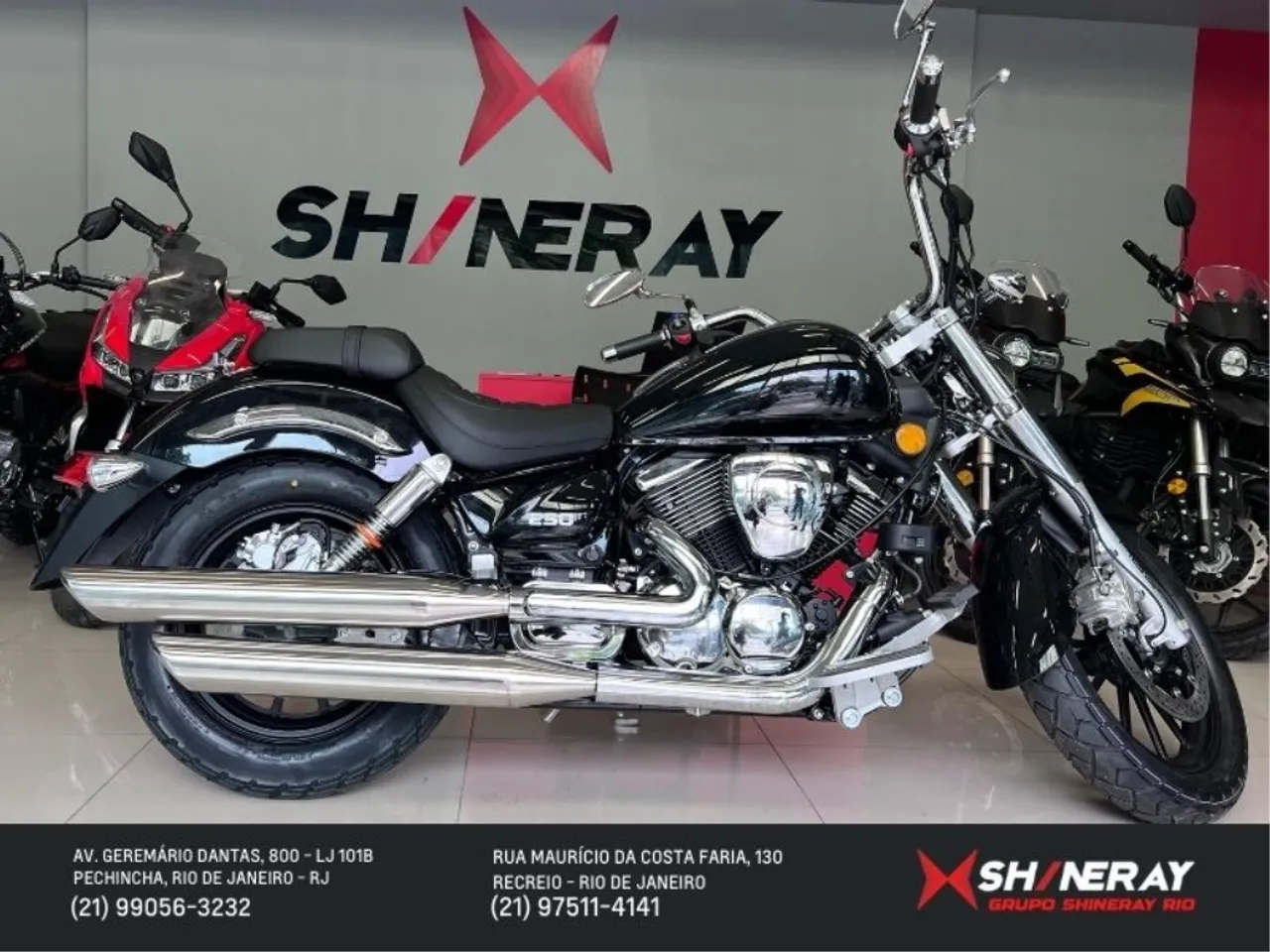 Motos Shineray Denver 250 no Brasil