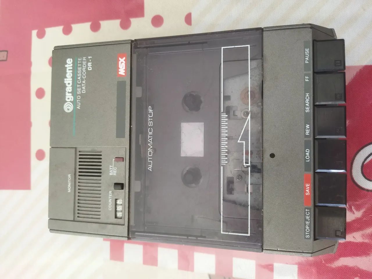 Gradiente DR-1 datacorder para MSX - Peças e Acessórios de Vídeo Game ...