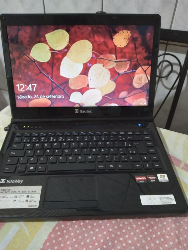 Notebook itautec infoway a7520 | +18 anúncios na OLX Brasil