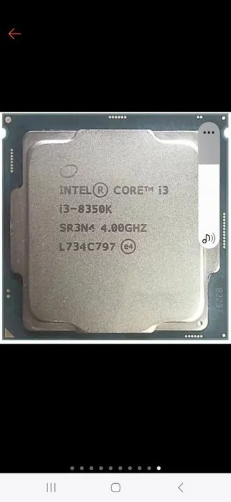 Processador Intel Core i3 8350K 4.00GHz - Computadores e Desktops ...