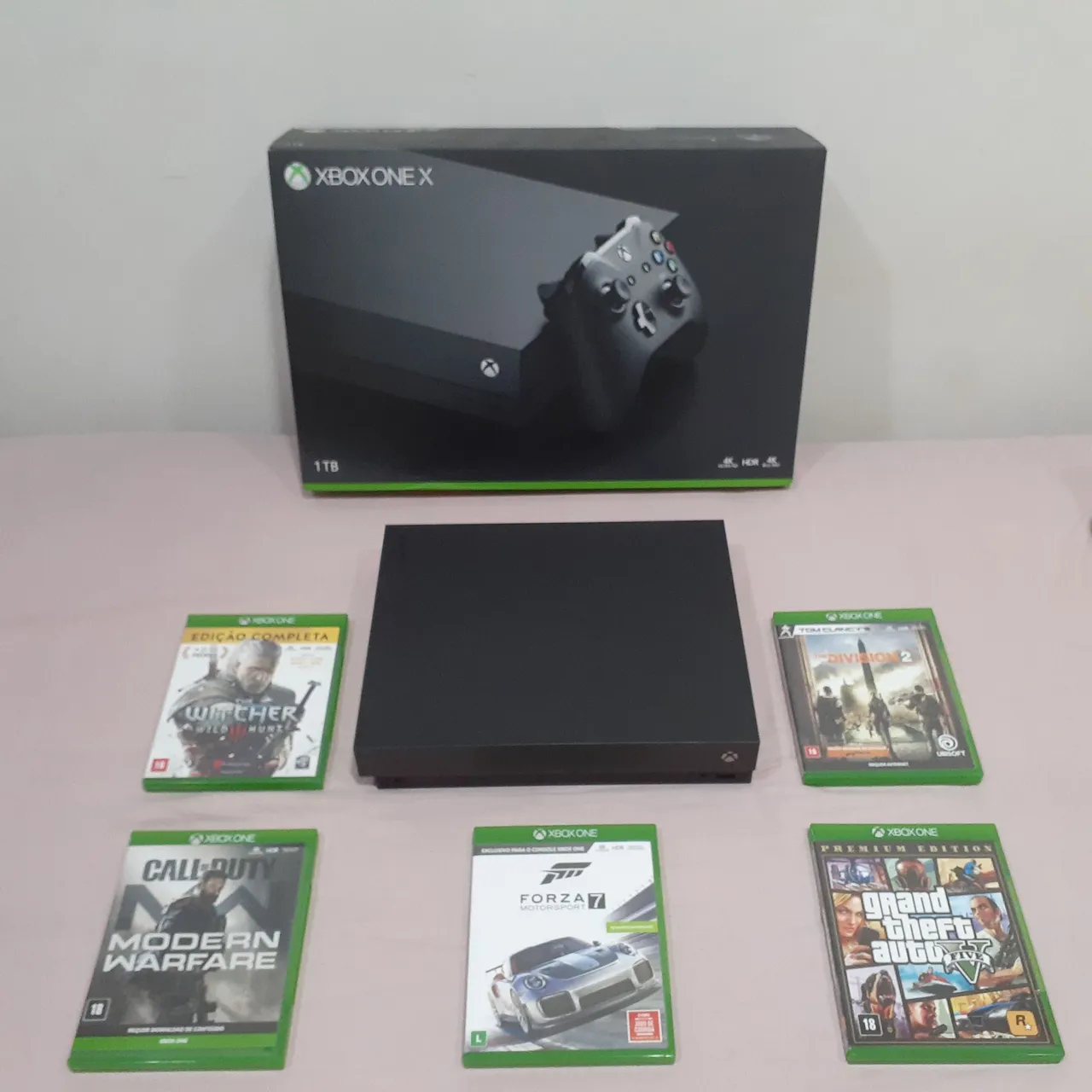 "xbox one x" - Consoles de Vídeo Game no Brasil