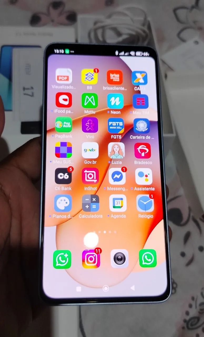 Xiaomi Redime Note 13 Ice BLUE - Celulares e Smartphones - Lagoa Azul ...