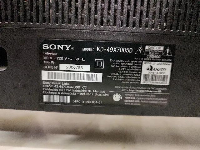 "tv sony 49 polegadas" no Brasil