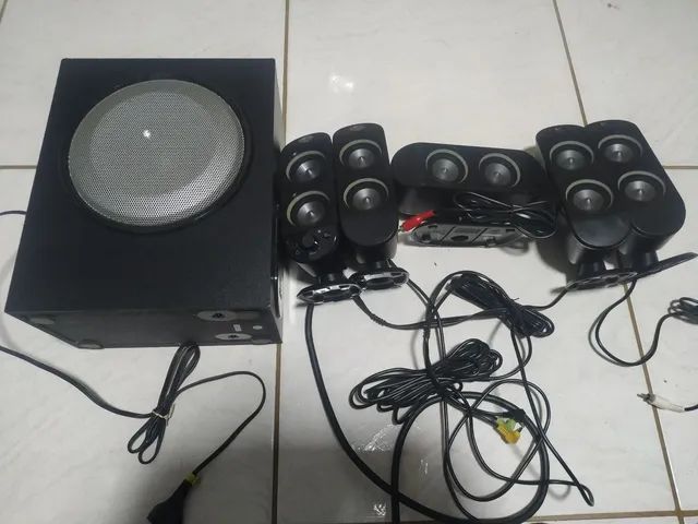 "logitech home theater" no Brasil