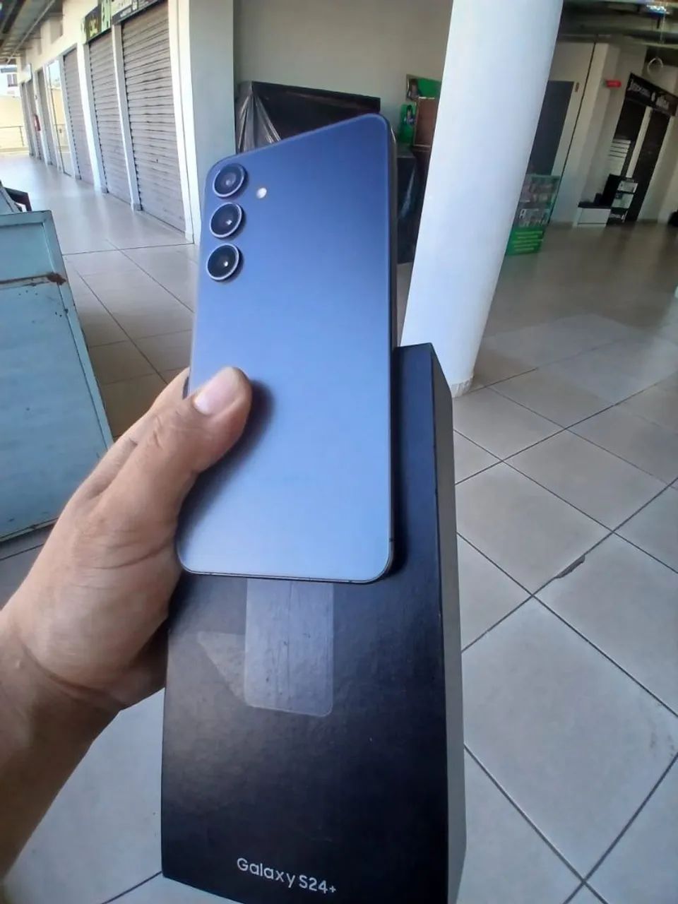 Samsung Galaxy S24+ Azul - Novo! - Celulares e Smartphones - Santa Inês ...