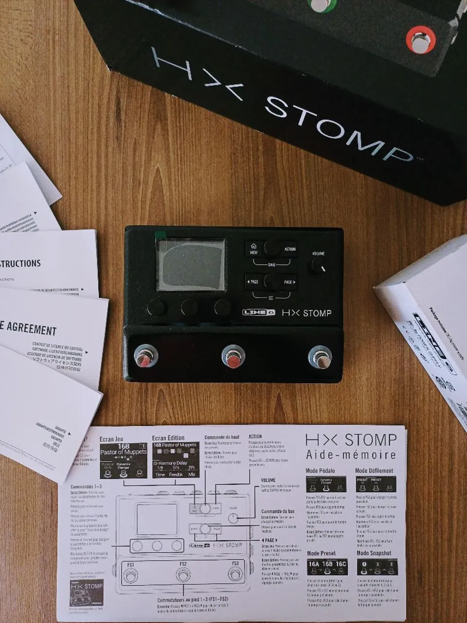 "hx stomp" no Brasil