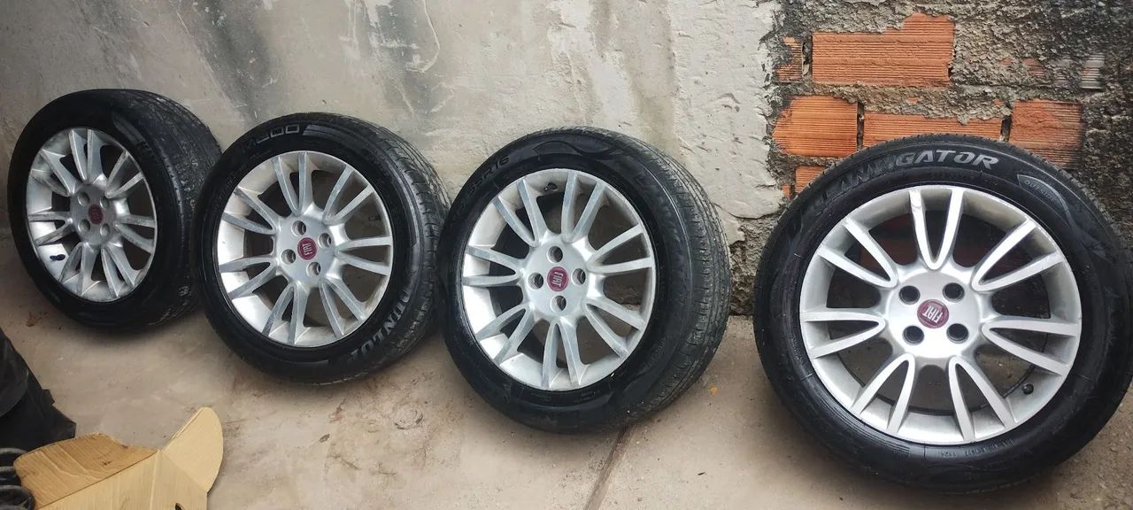Rodas de liga leve Fiat Bravo original 15 polegadas - Carros, vans e utilitários - Wanel Ville ...