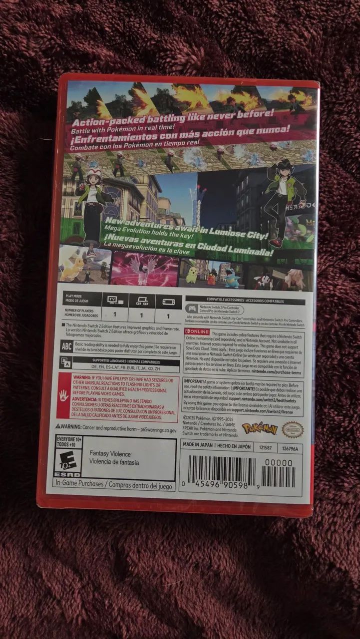 Pokemon legends ZA switch 2 - Jogos de Vídeo Game - Copacabana, Rio de Janeiro 1457904526 | OLX