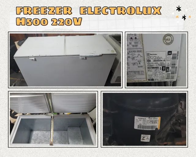 "freezer electrolux h500" no Brasil