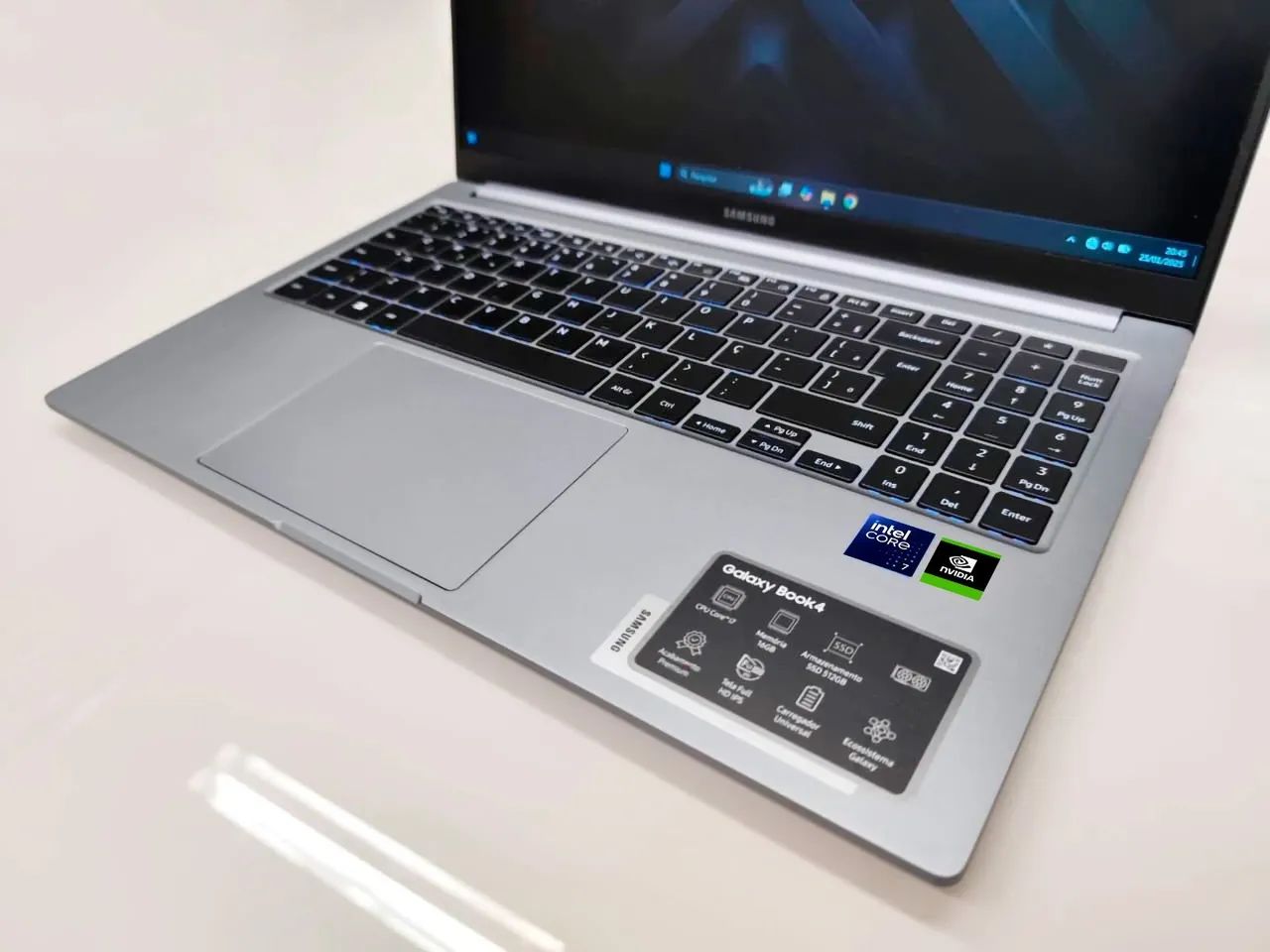 NOTEBOOK SAMSUNG GALAXY BOOK 4 CORE 7 l NVIDIA 4GB/ 512 NVME ...