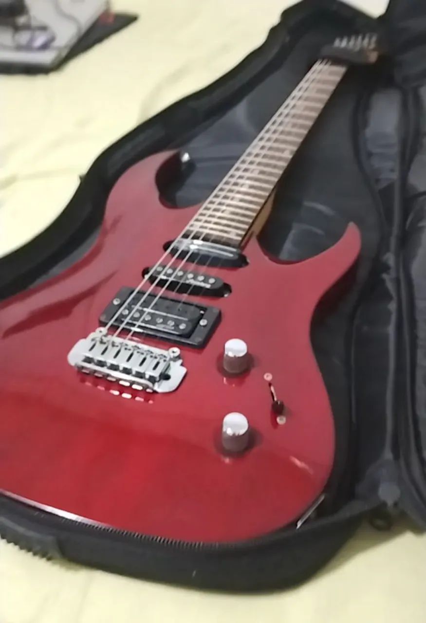 Guitarra Strinberg CLG 25 CUSTOM + Amplificador Meteoro Nitrous Drive NDE15 - Instrumentos ...