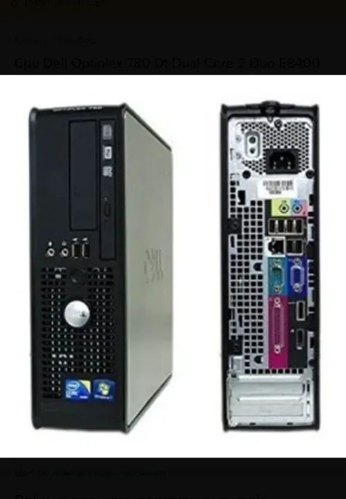 Dell Optiplex 780 + Monitor LG 17" (L1752s) + Teclado + Mouse ...