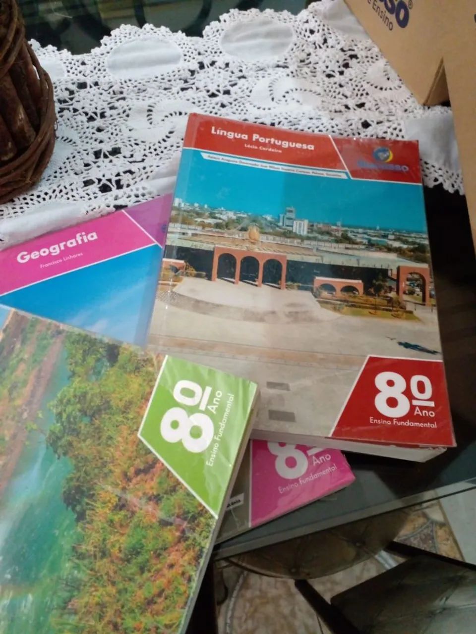 Kit de livros do 7° e 8° ano R$ 500 - Livros e revistas - Santa Cruz ...