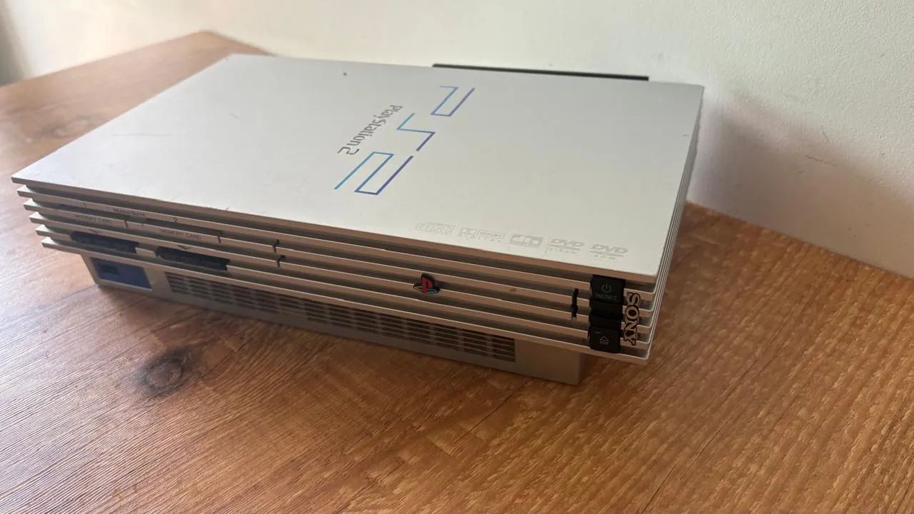 Playstation 2 Fat Com Modem Completo - Consoles de Vídeo Game - Xaxim ...