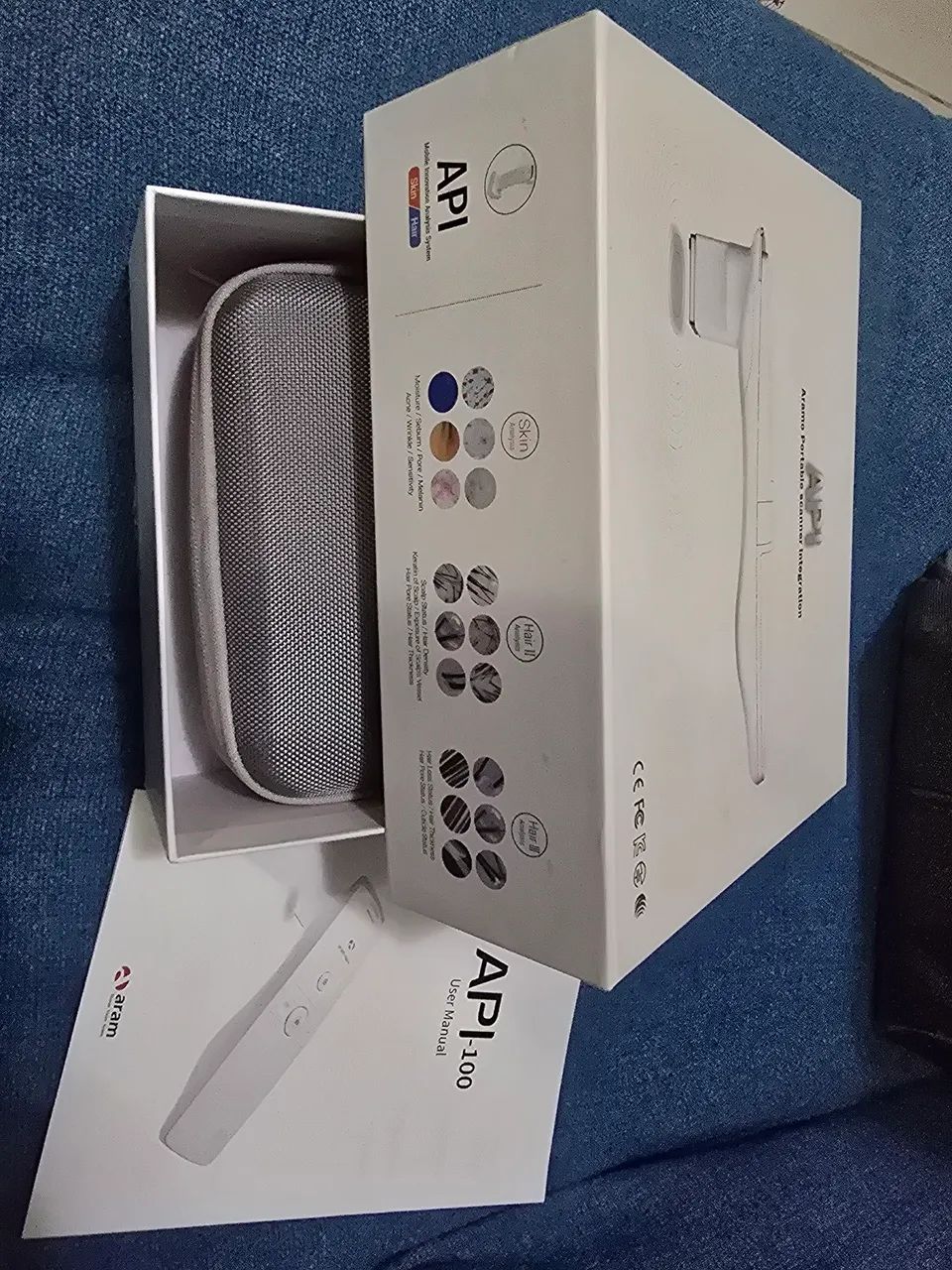 Dermatoscopio digital, Skin Analyser Aram Huvis API100 - Beleza e ...