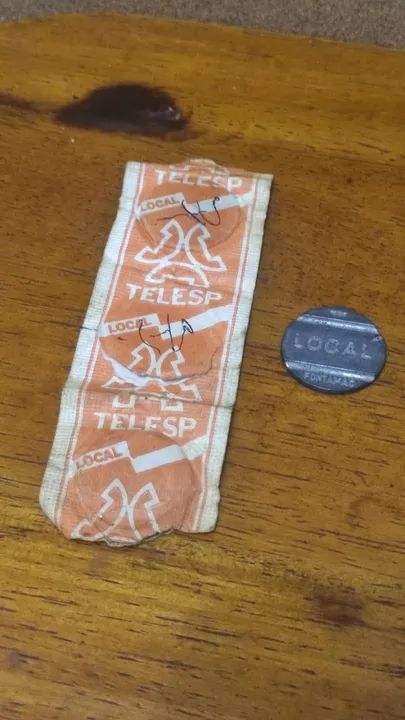 Coleção de Fichas Telefônicas Telesp - Local - Raras e Nostálgicas ...