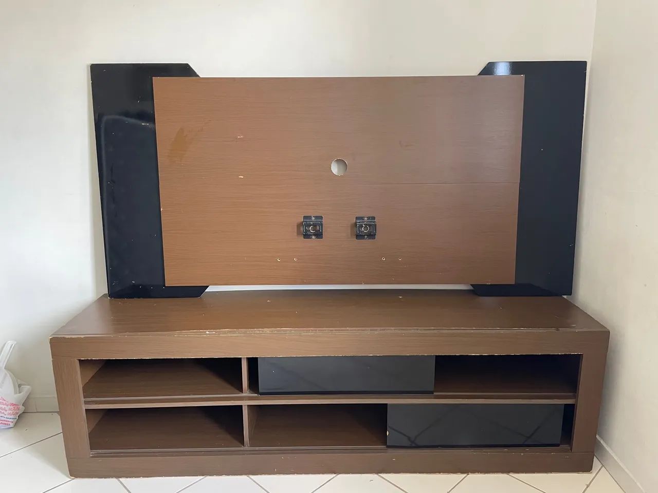 Rack + Painel para TV em MDF - Racks e Painéis - Colina de Laranjeiras ...